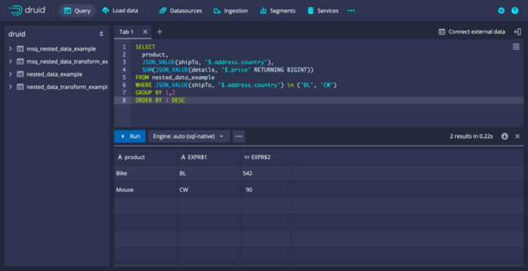 Native support for semi-structured data in Apache Druid - Imply